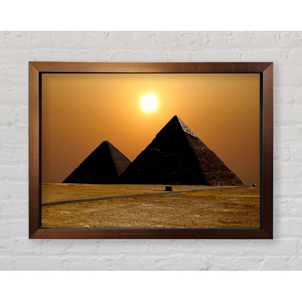 Ebern Designs Magic Pyramids Giza Egypt - Single Picture Frame Art Prints | Wayfair.co.uk